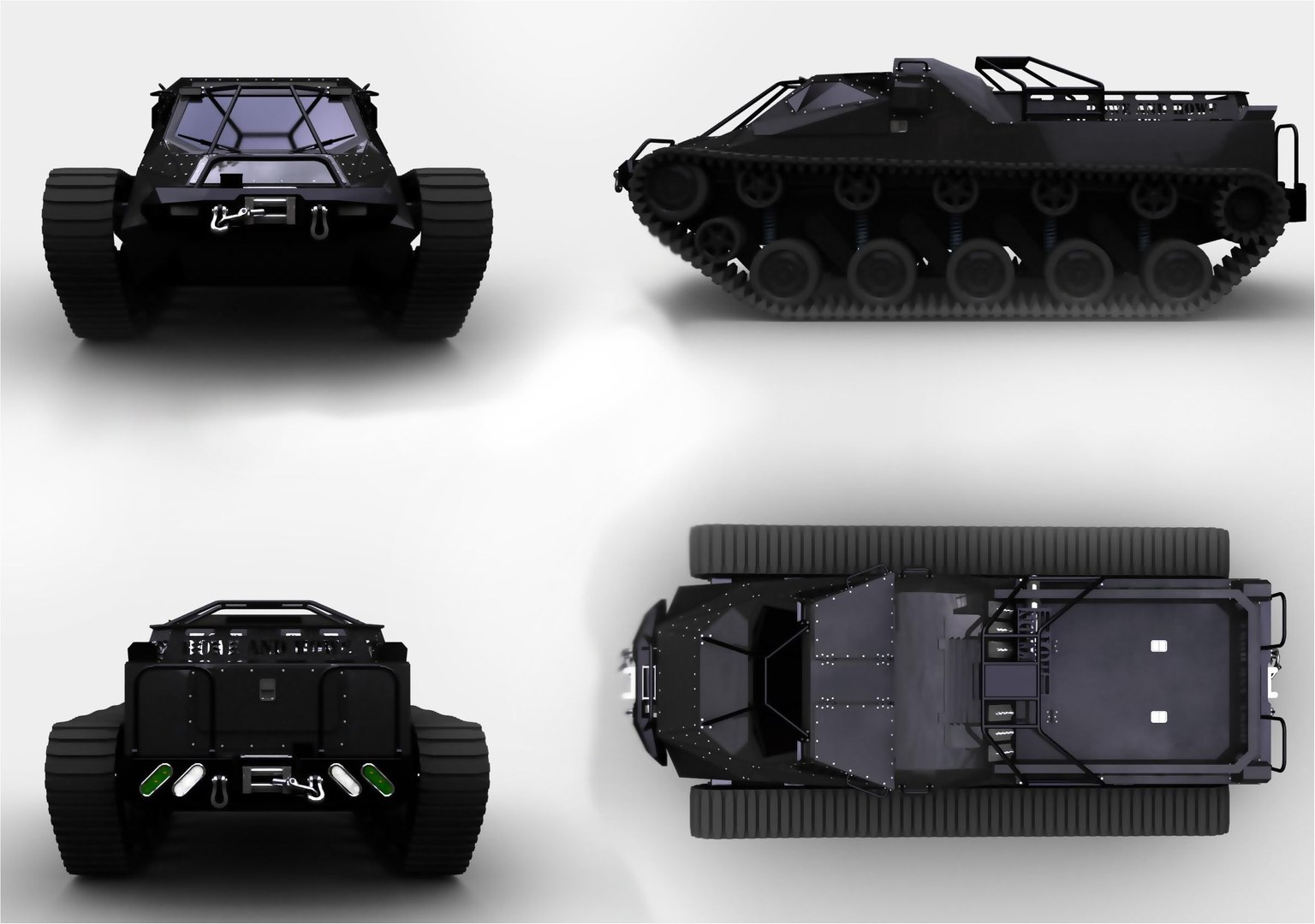 Ripsaw legendary suv 3D model - TurboSquid 1582635