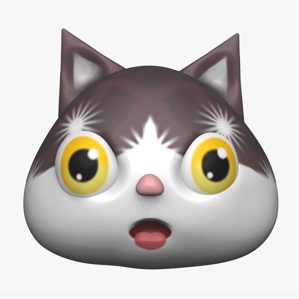 modelo 3d gato emoji - TurboSquid 2112179