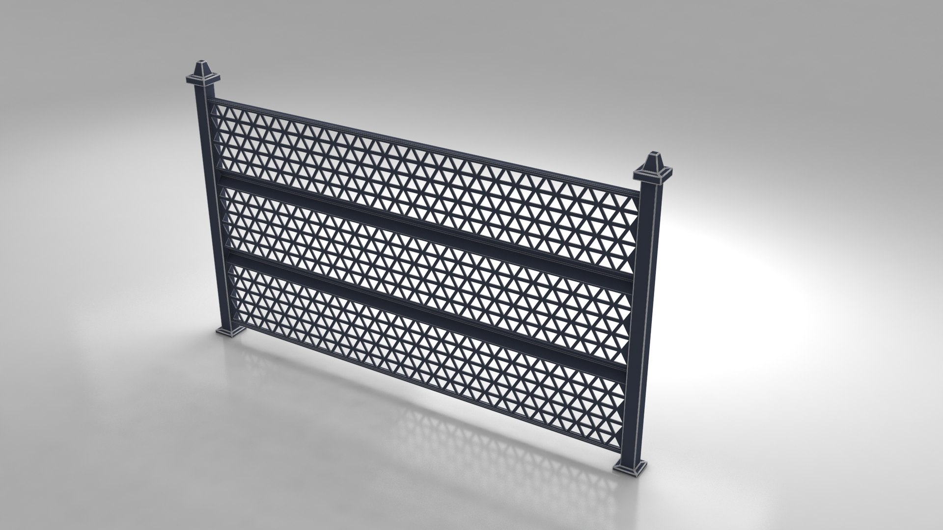 Railing Garden City 3D Model - TurboSquid 1605398