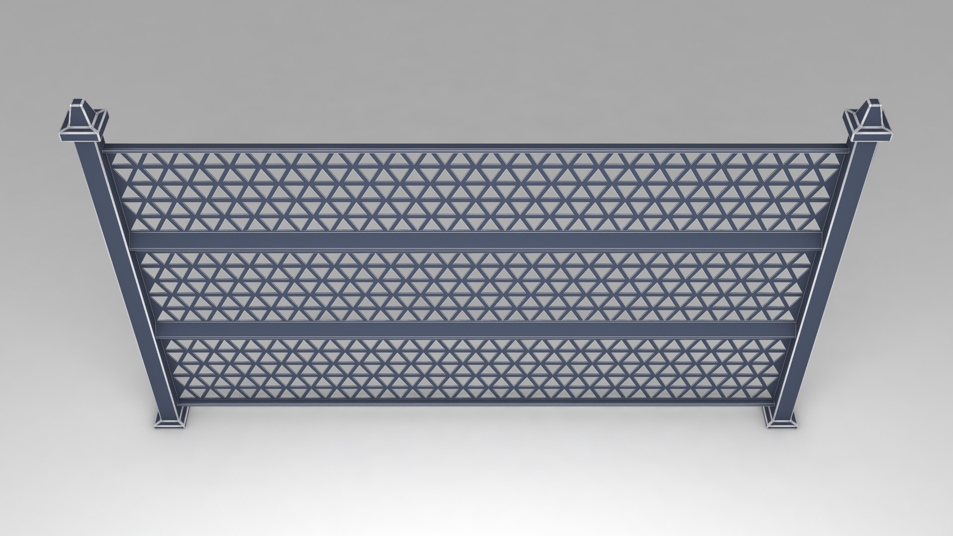 Railing Garden City 3D Model - TurboSquid 1605398