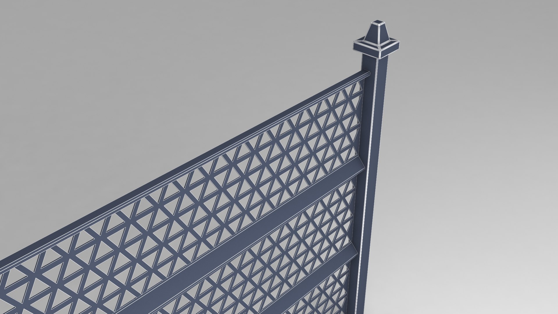 Railing Garden City 3D Model - TurboSquid 1605398