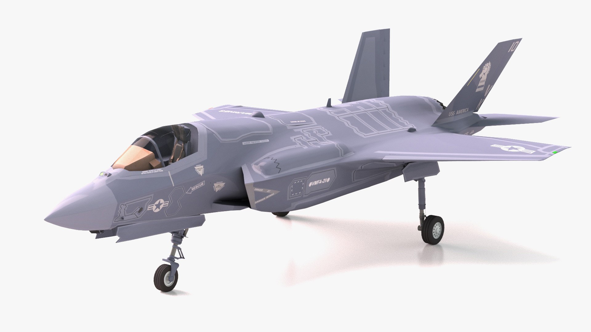 F-35A F-35B And F-35C Aircraft Collection 3D - TurboSquid 2095638