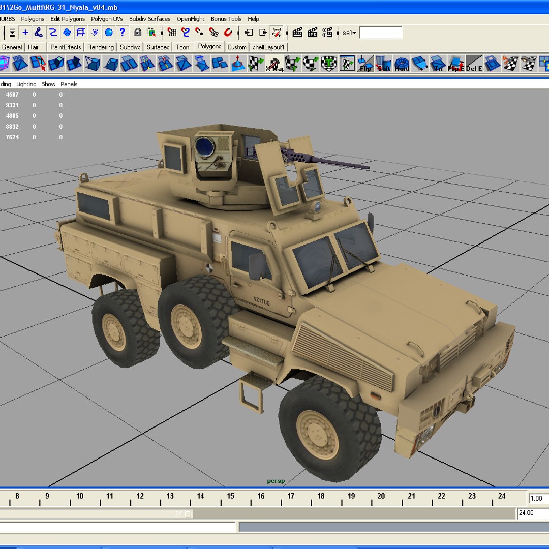 3d Model Of Rg-31 Nyala