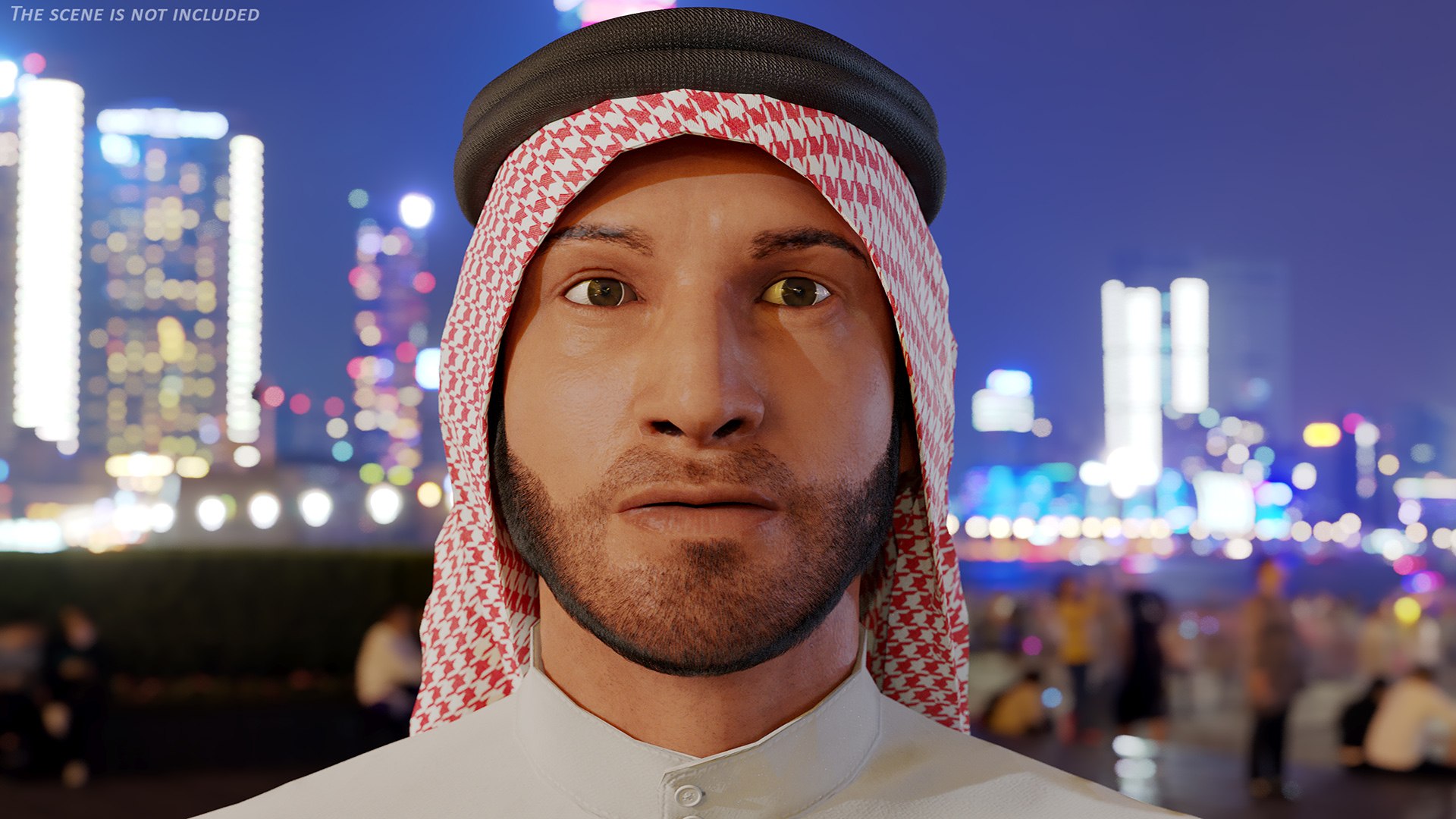 Red Traditional Arabic Hat 3D Model - TurboSquid 1948092