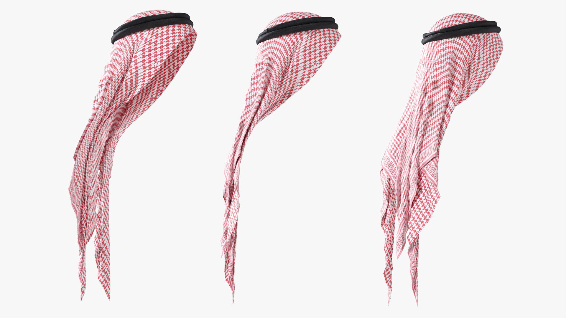 Red Traditional Arabic Hat 3D Model - TurboSquid 1948092