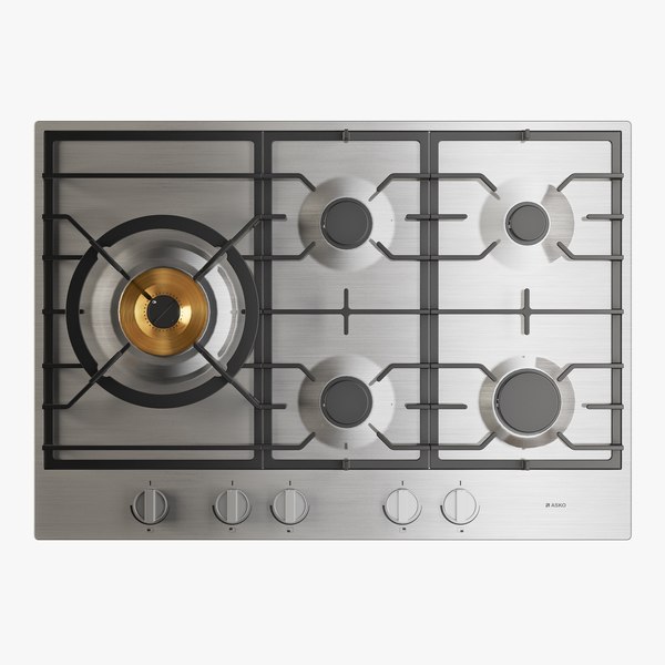 Gas cooktop 3D model - TurboSquid 1340582