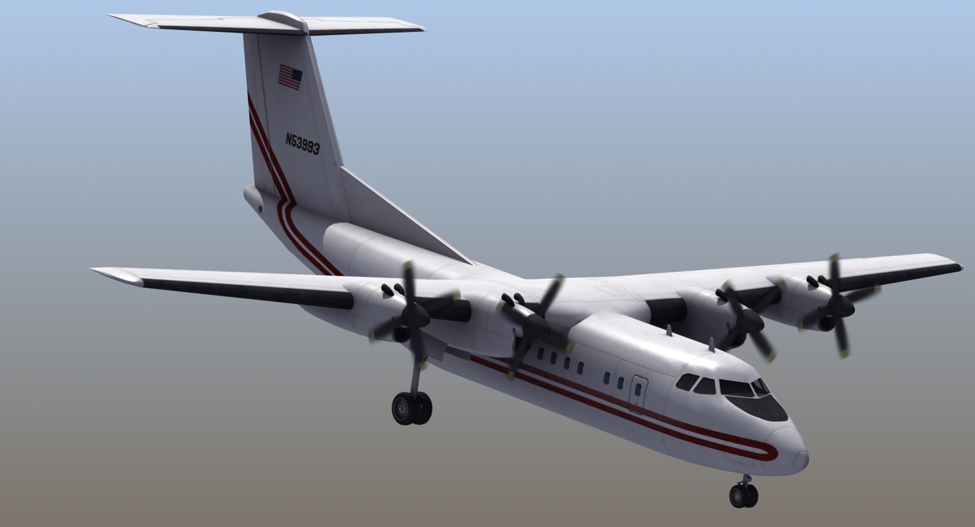 3D Dhc Dash-7 Model - TurboSquid 1188461