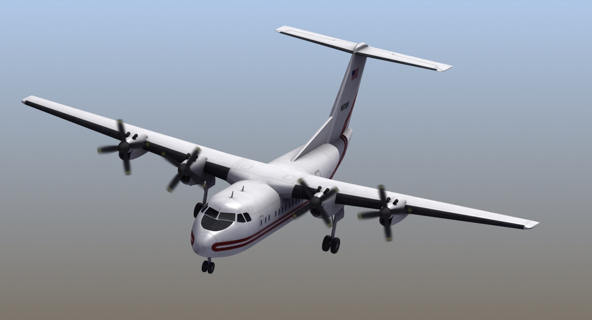 3D Dhc Dash-7 Model - TurboSquid 1188461