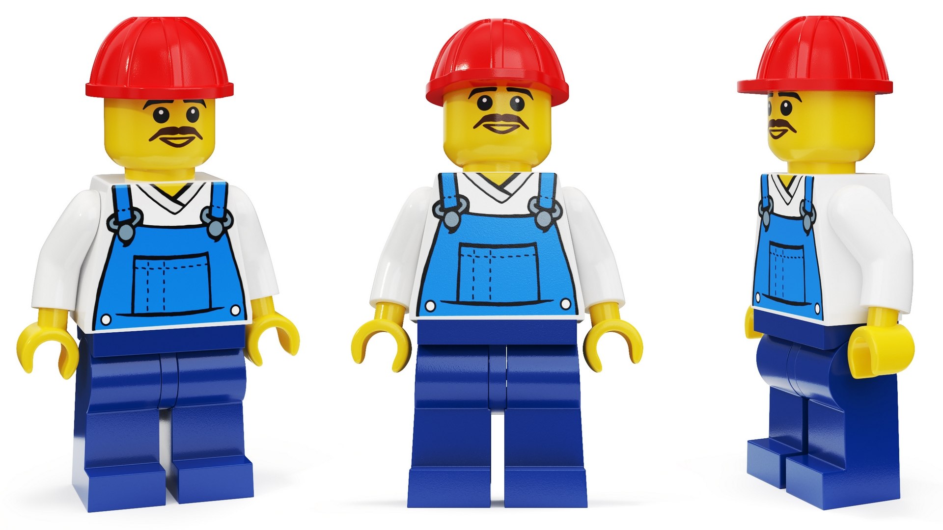 Minifigure LEGO Worker Rigged 3D Model - TurboSquid 2278997