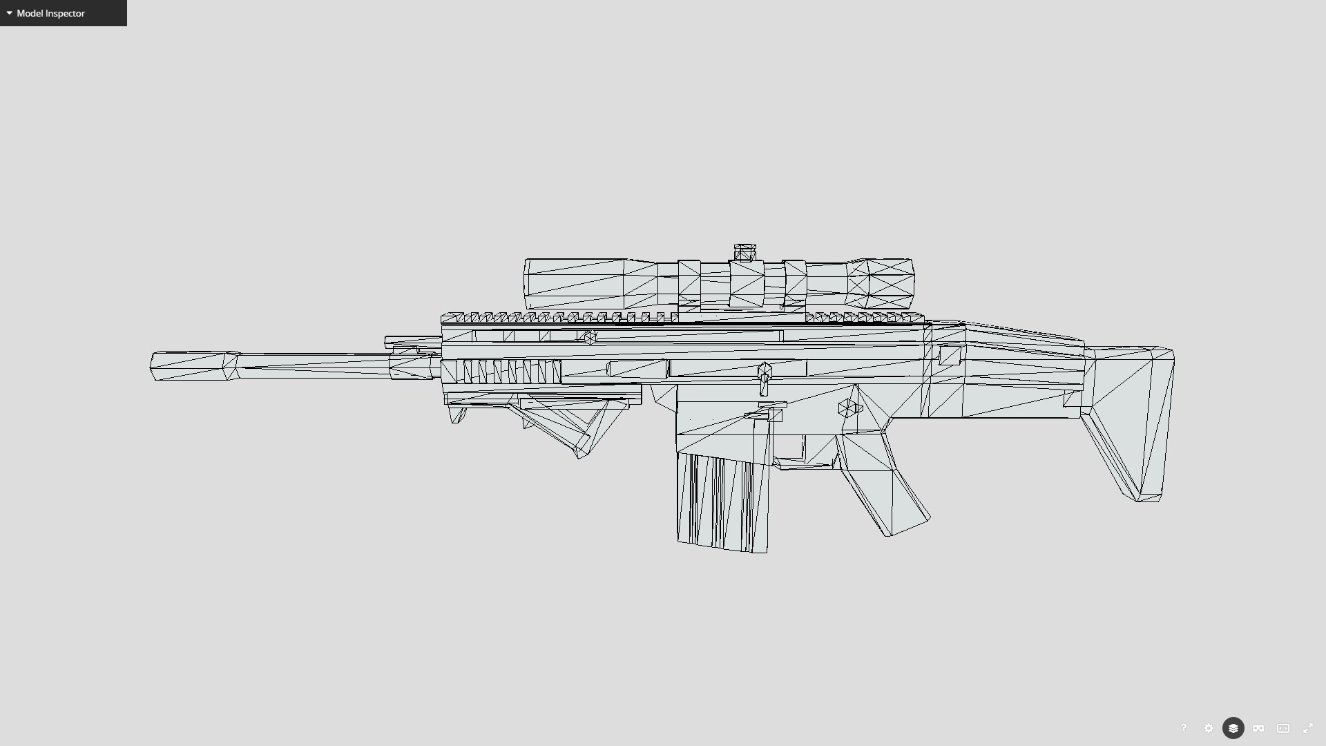 Low Poly MK17 Sniper 3D Model - TurboSquid 2193021