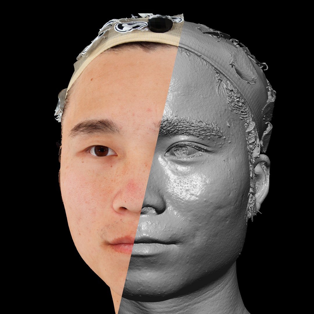 3D Asian Male 20s Head Scan 038 Model - TurboSquid 2102974
