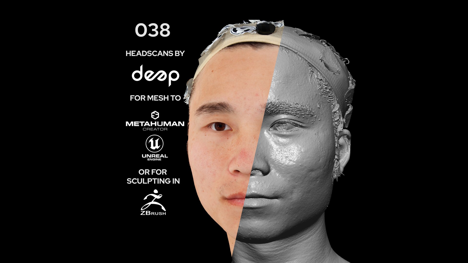 3D Asian Male 20s Head Scan 038 Model - TurboSquid 2102974