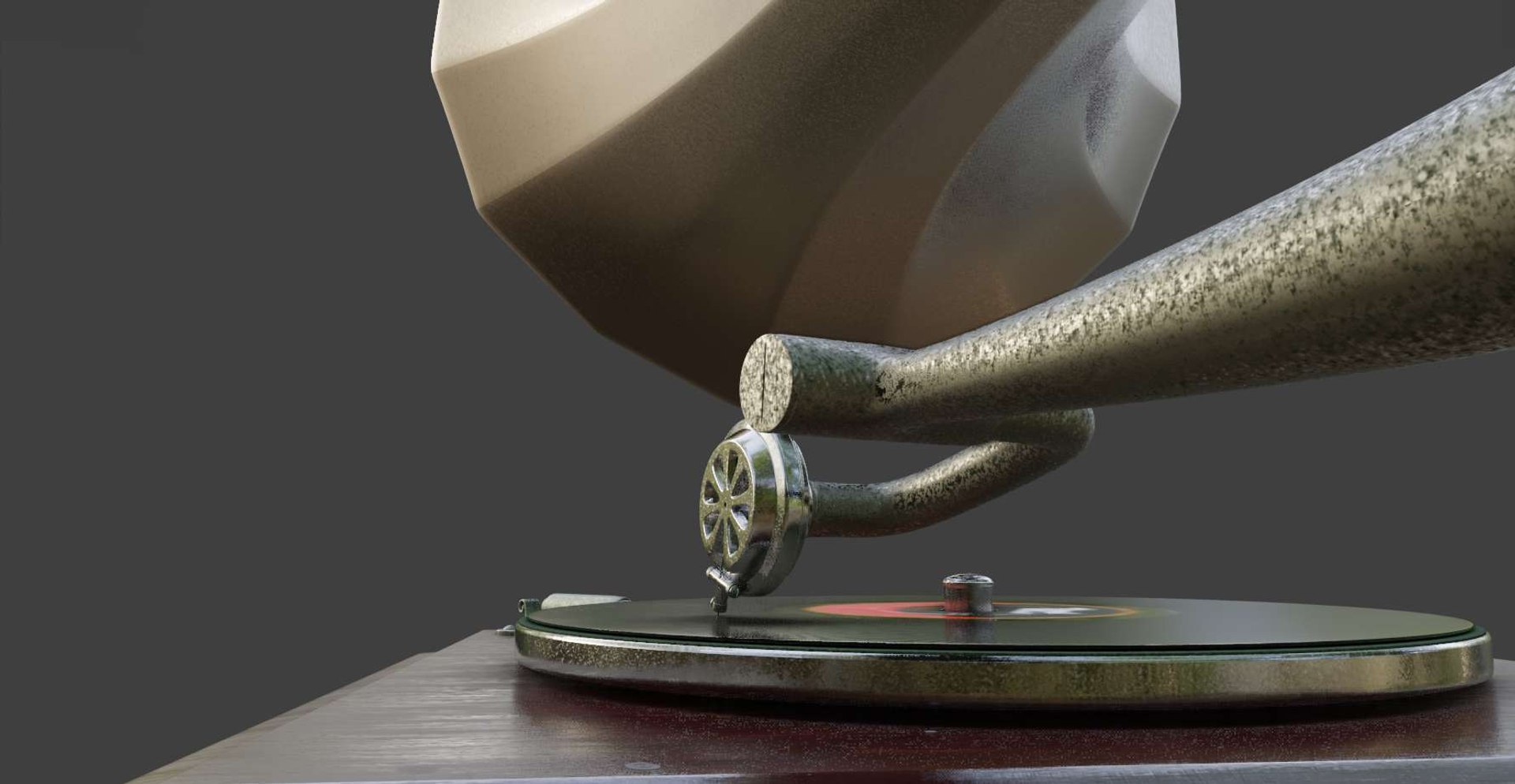 Gramophone Vinyl Model - TurboSquid 1498052