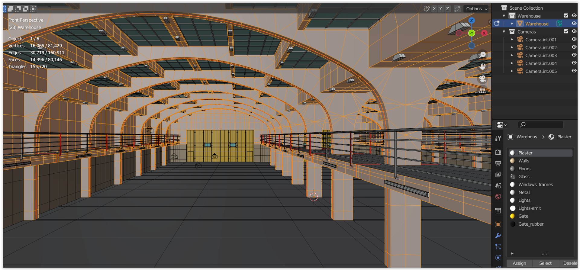 3D Warehouse Interior Model - TurboSquid 1954107