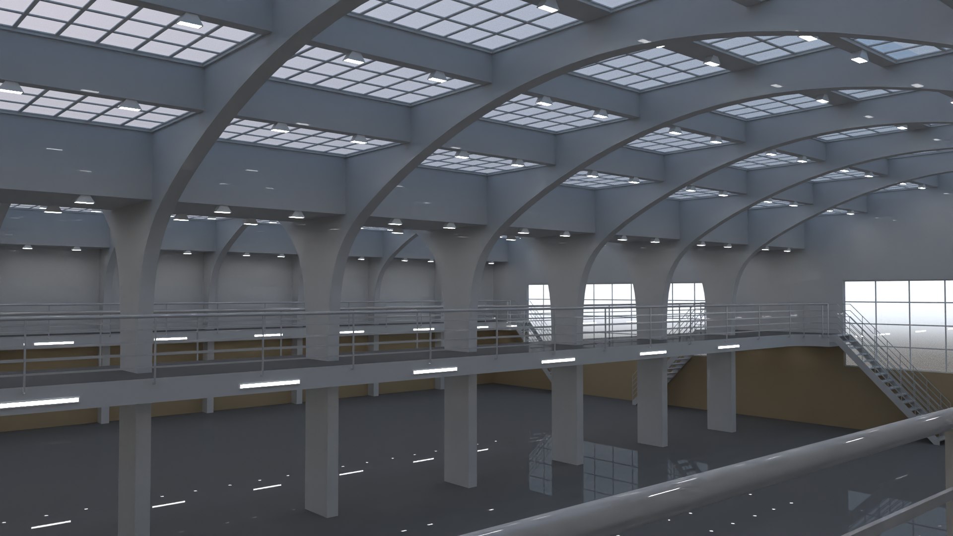 3D Warehouse Interior Model - TurboSquid 1954107