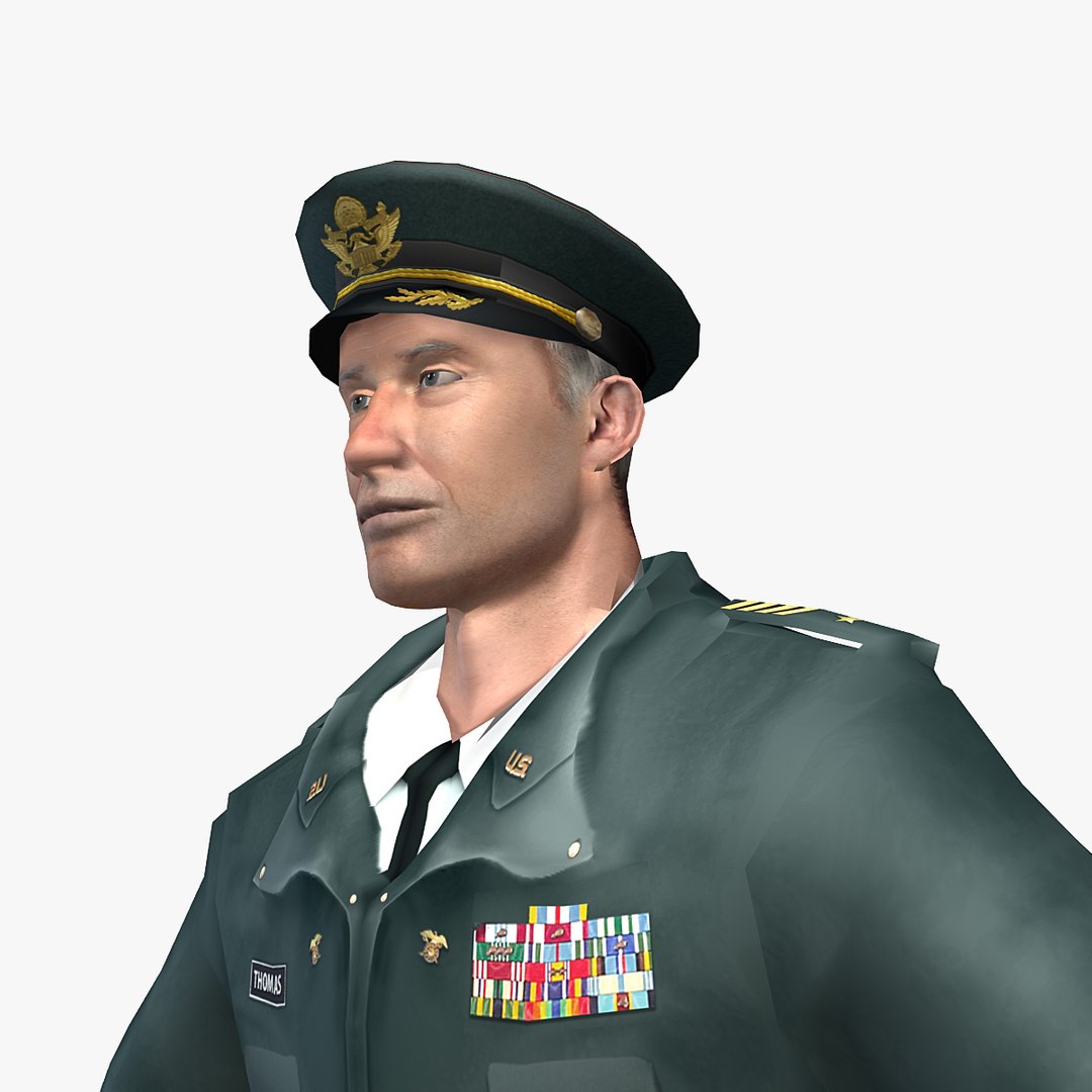 3d Army Officer Model