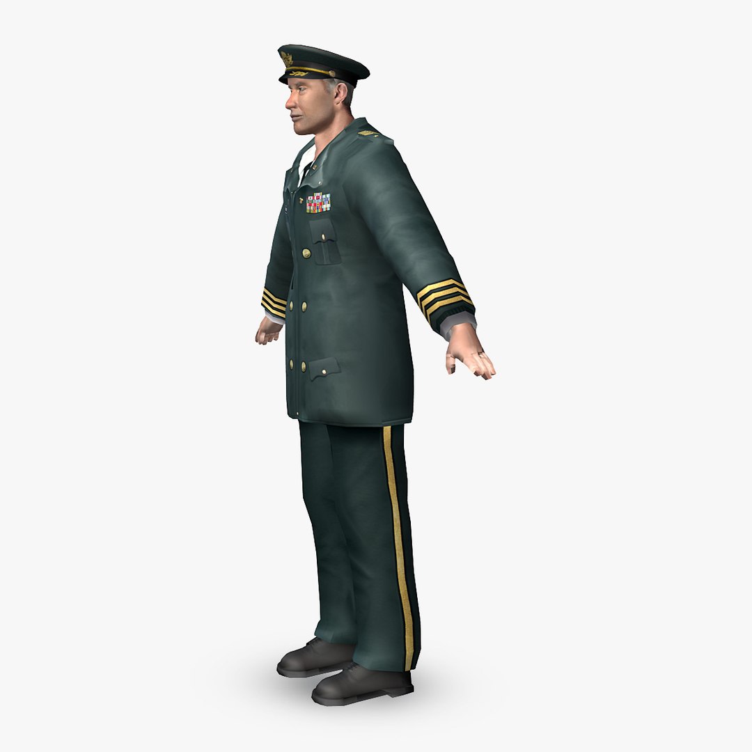 3d Army Officer Model