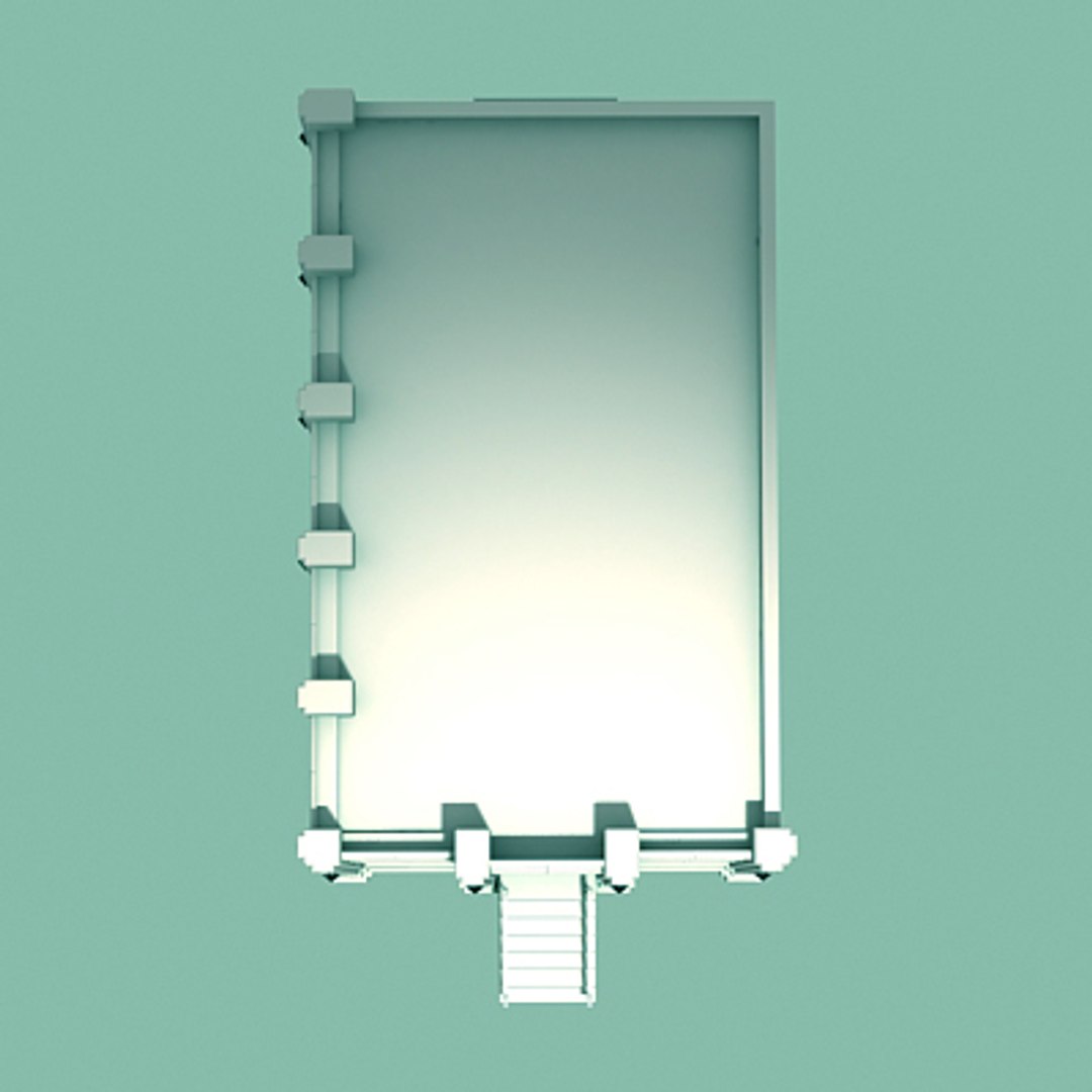 3ds max architectural art deco building