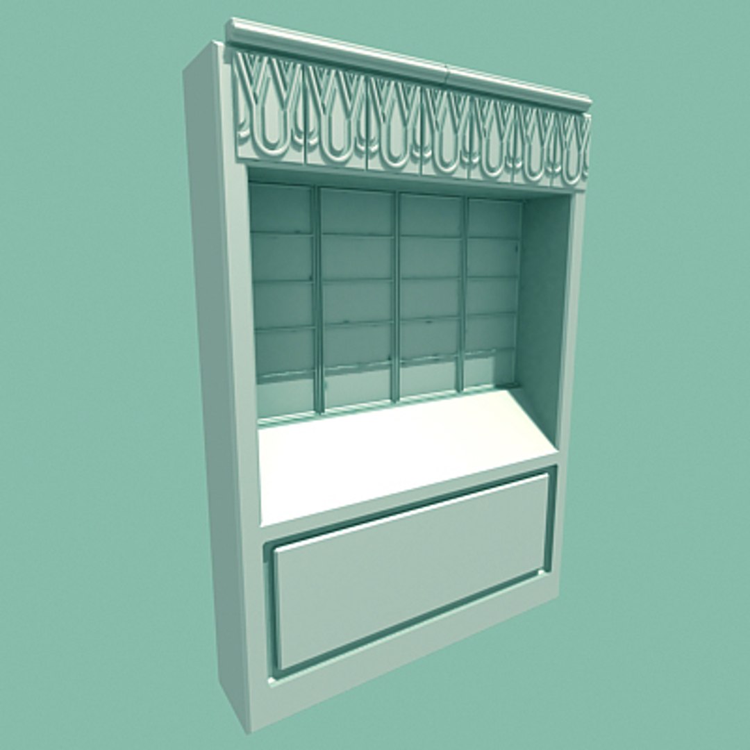 3ds max architectural art deco building