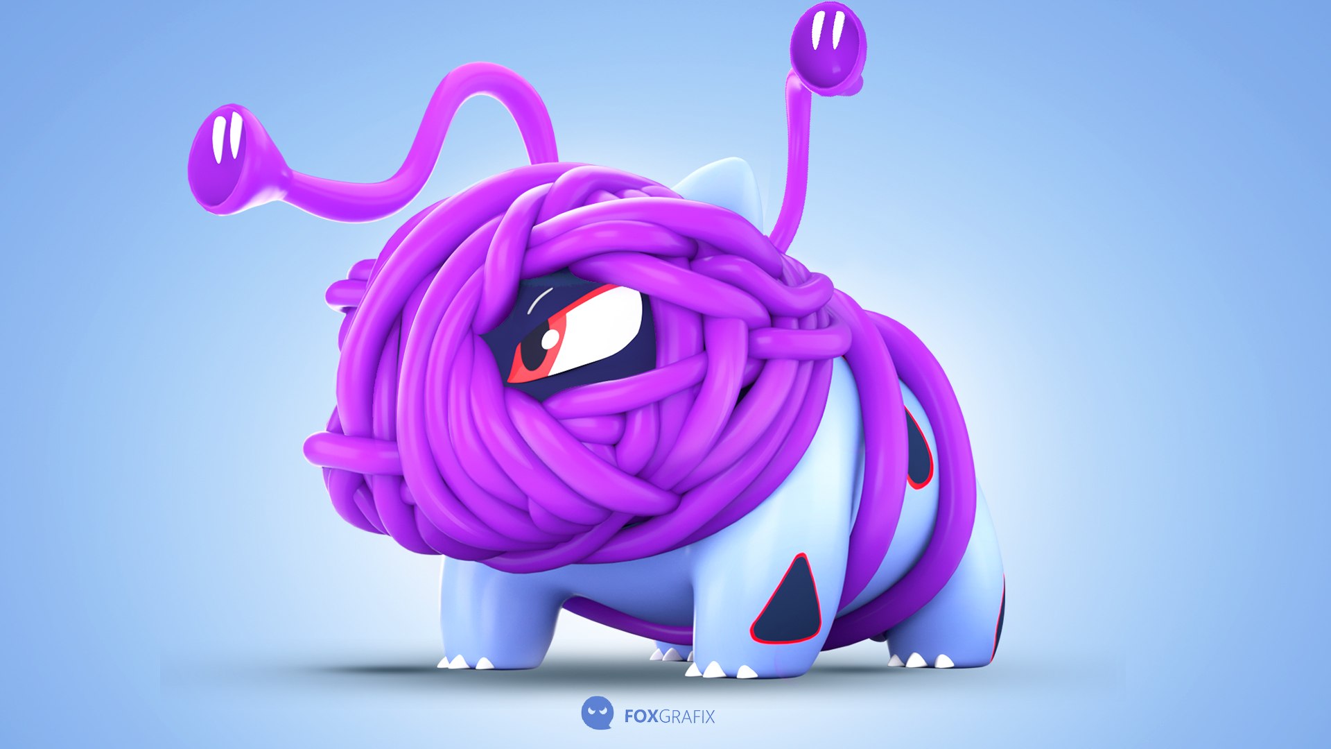 modelo 3d Pokemon Bulbasaur Ghost Type Concept - TurboSquid 1962038