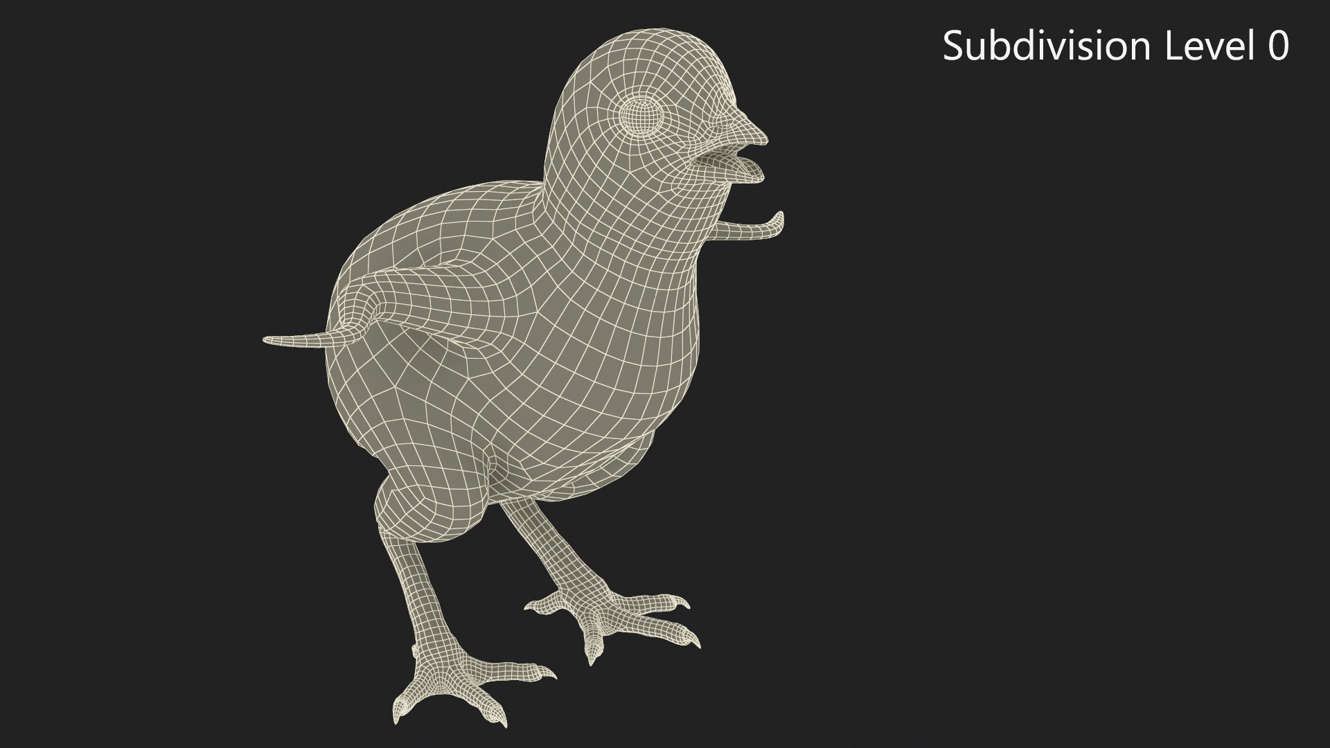 Baby Chicken Fur Rigged 3D Model - TurboSquid 2263563