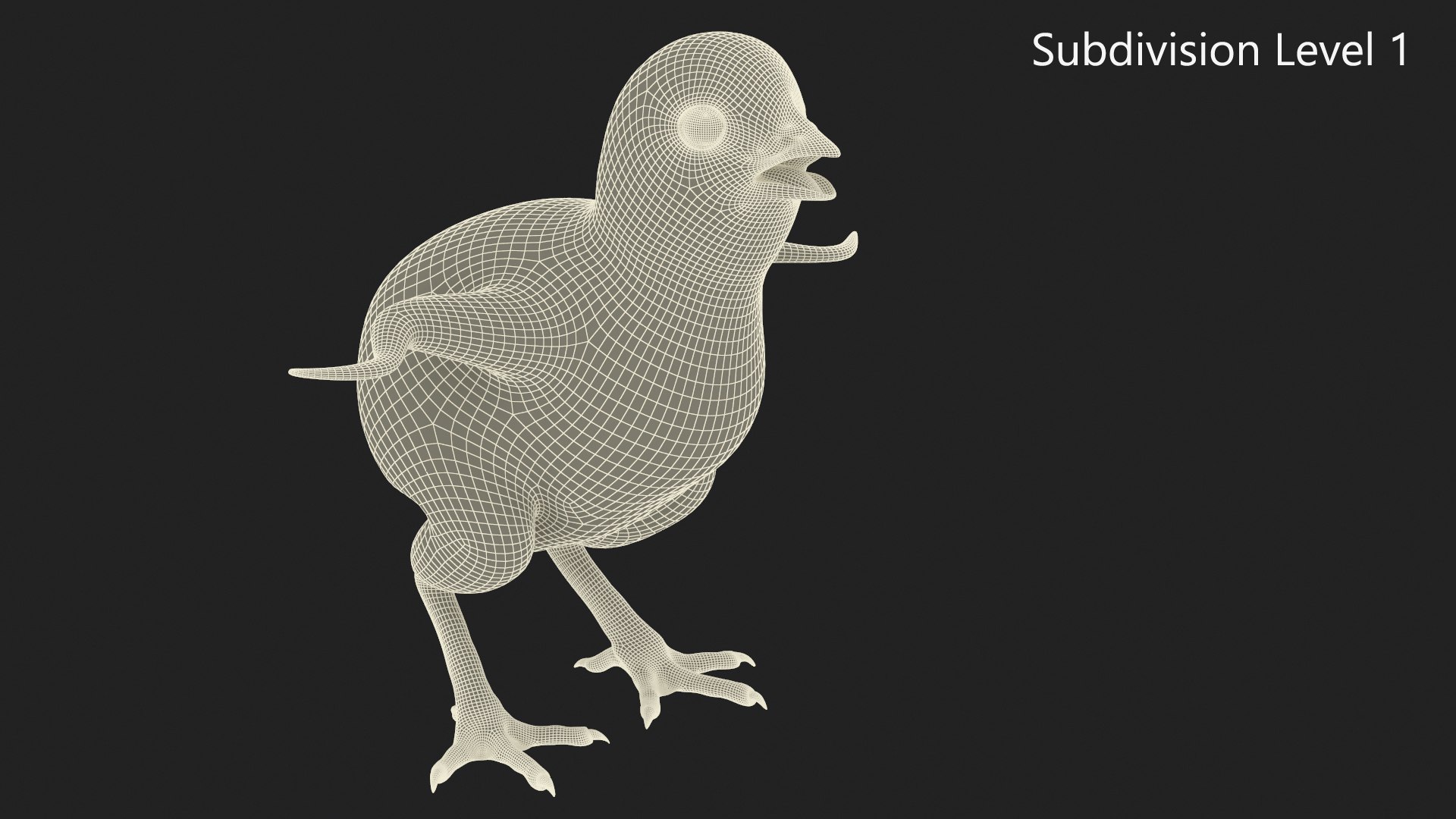Baby Chicken Fur Rigged 3D Model - TurboSquid 2263563