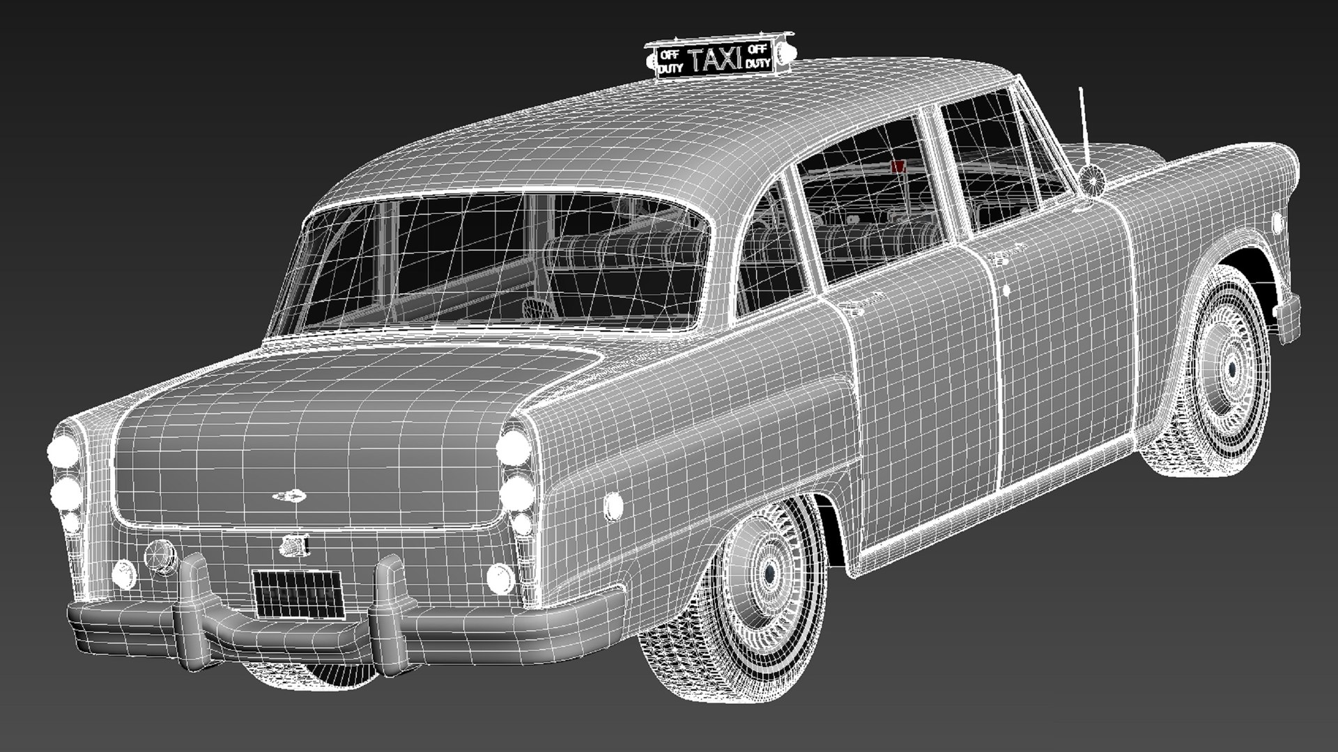 1982 1956 Cab 3d Model