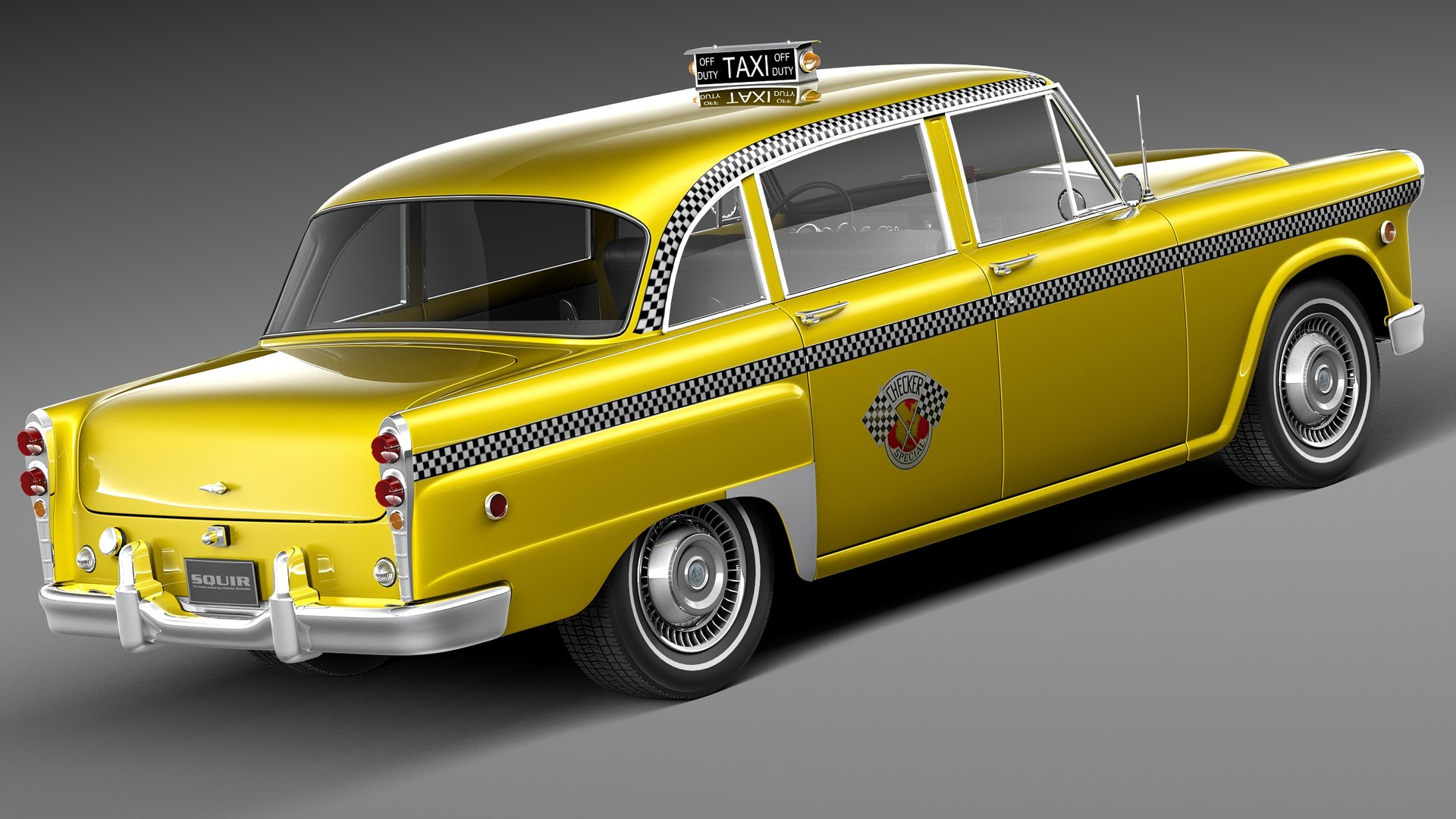 1982 1956 Cab 3d Model