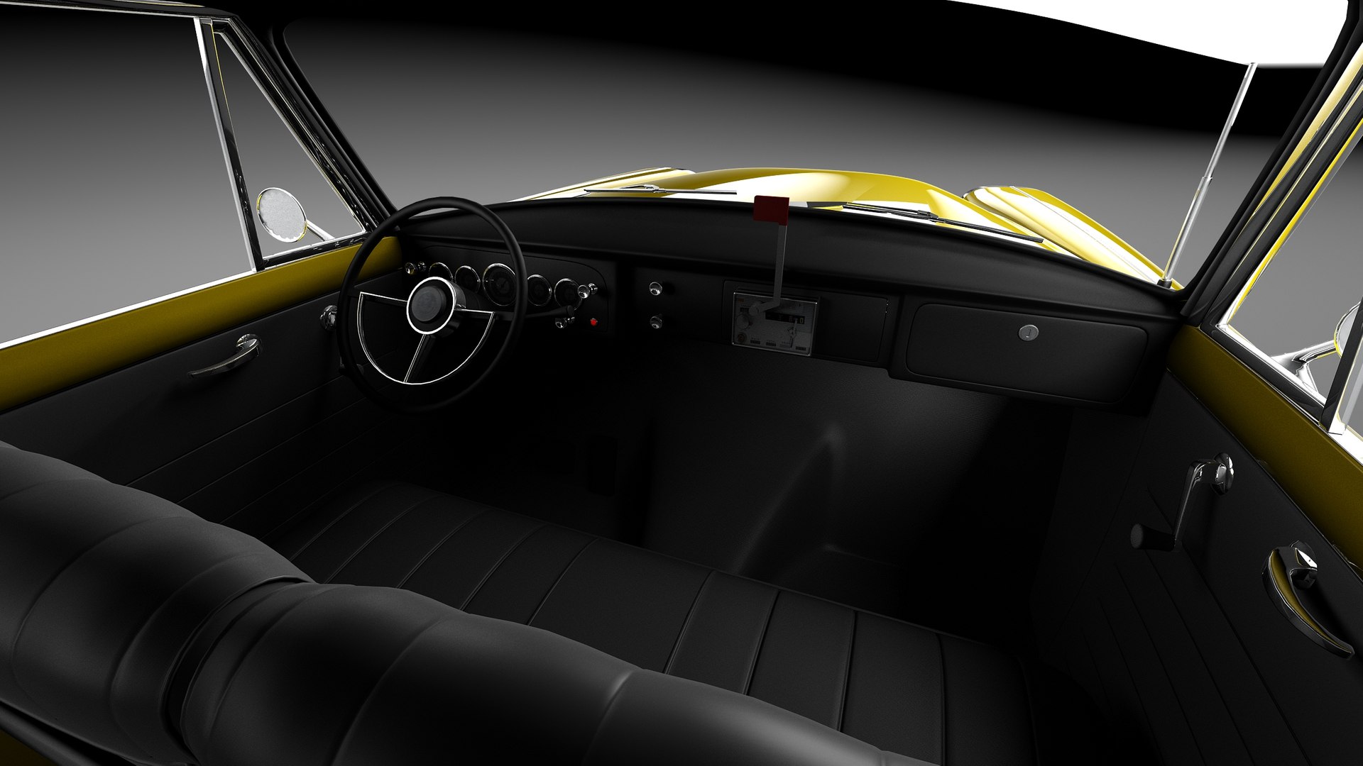 1982 1956 Cab 3d Model