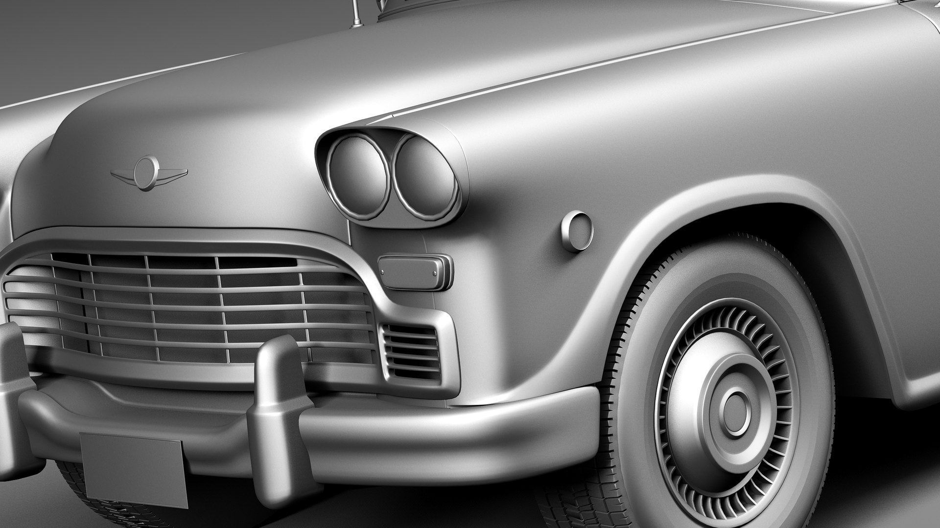 1982 1956 Cab 3d Model