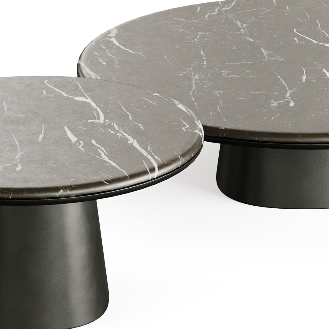 3D Meridiani Leon Marble Coffee Table - TurboSquid 1958360