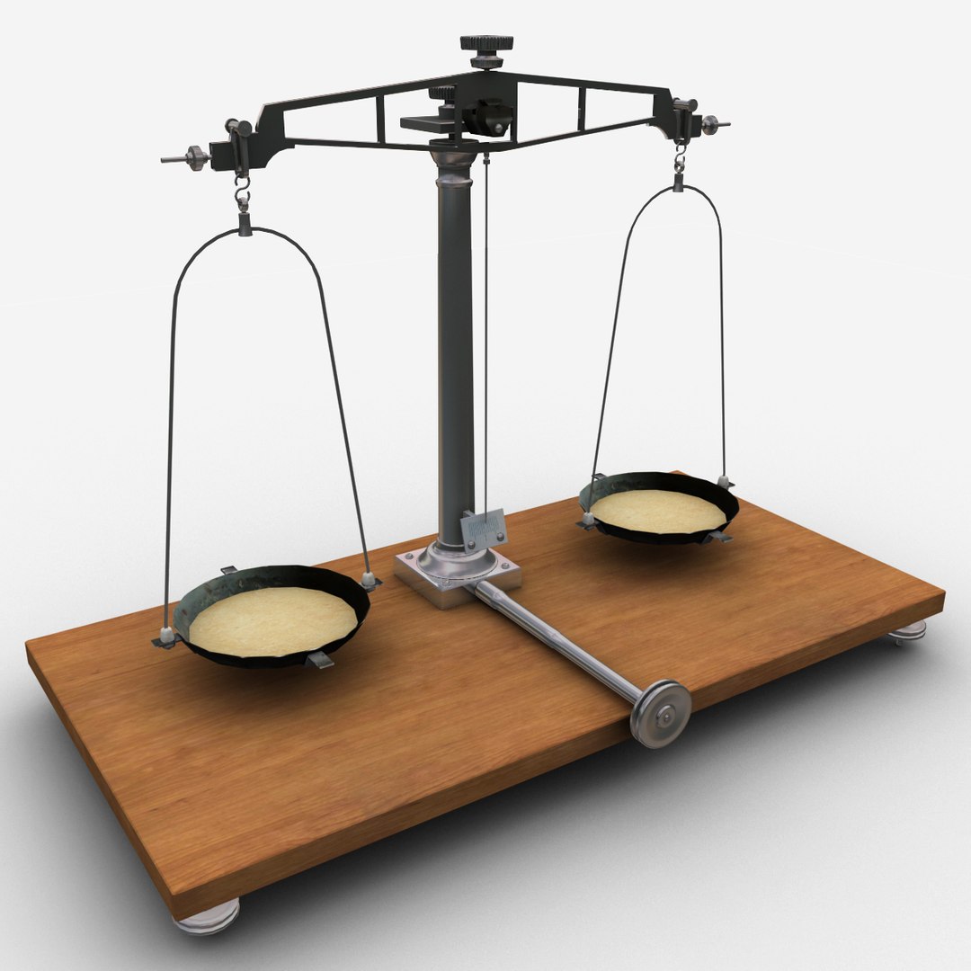 3d Model Vintage Balance