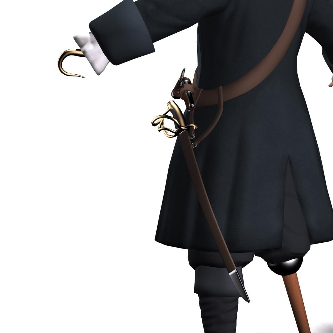 Pirate Rigged 3d Max
