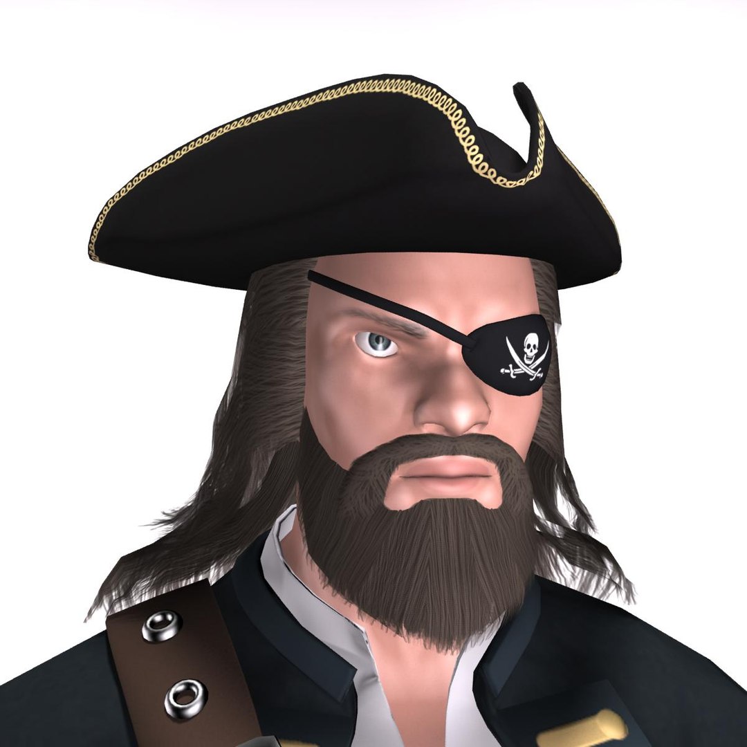 Pirate Rigged 3d Max