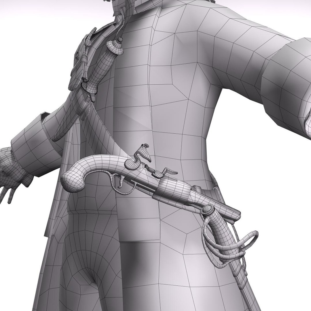 Pirate Rigged 3d Max