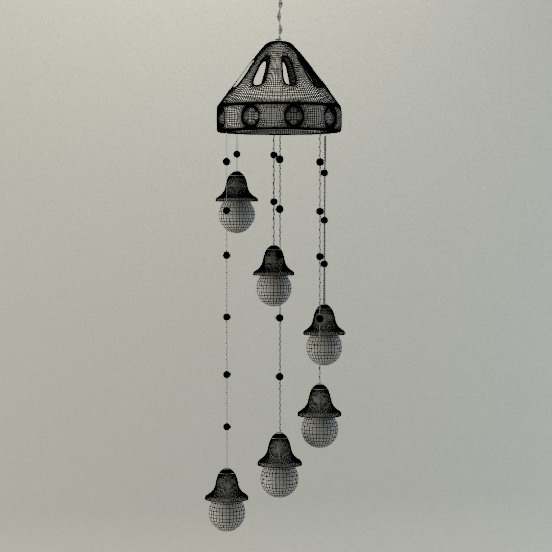3D Model Light Indian Hanging - TurboSquid 1170613