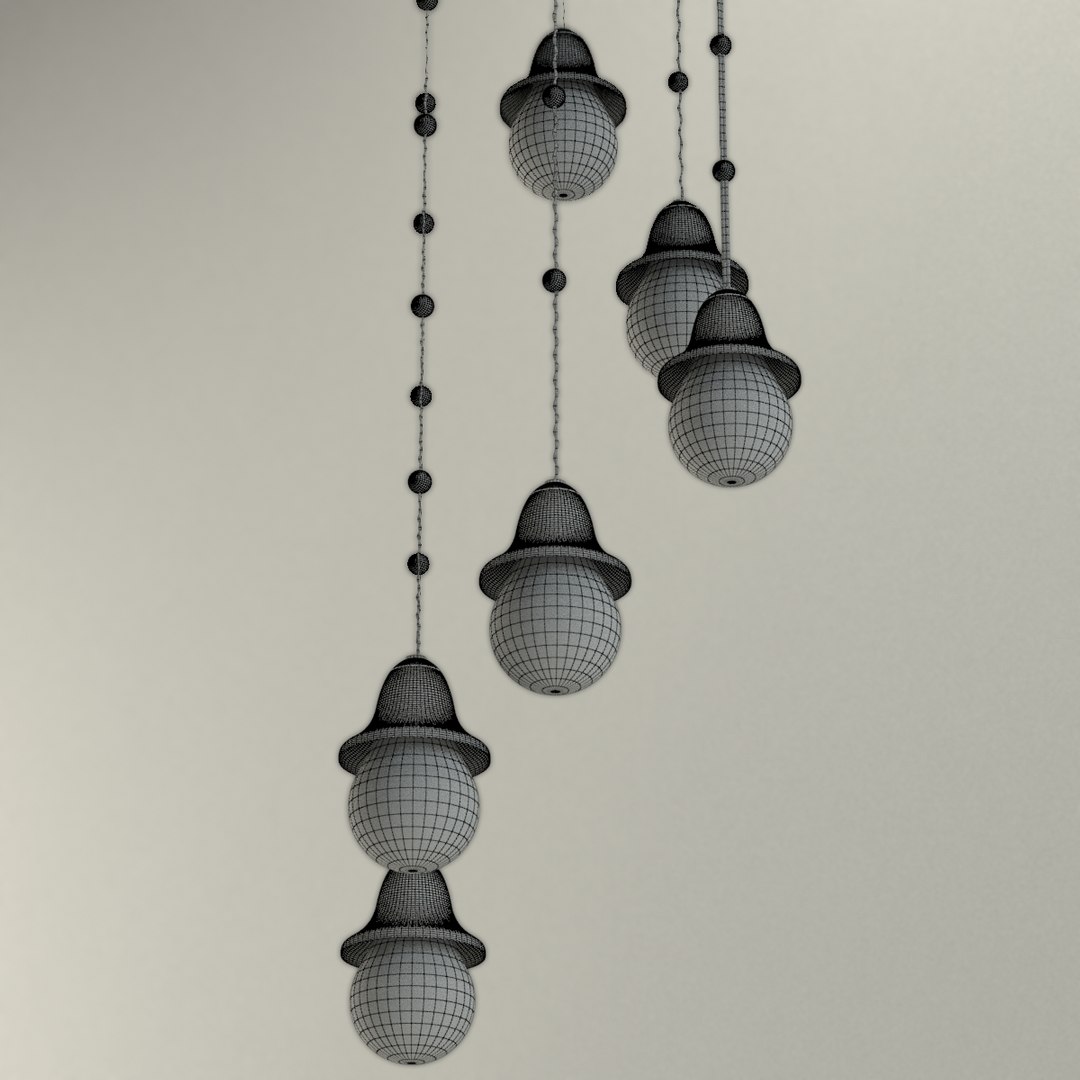 3D Model Light Indian Hanging - TurboSquid 1170613