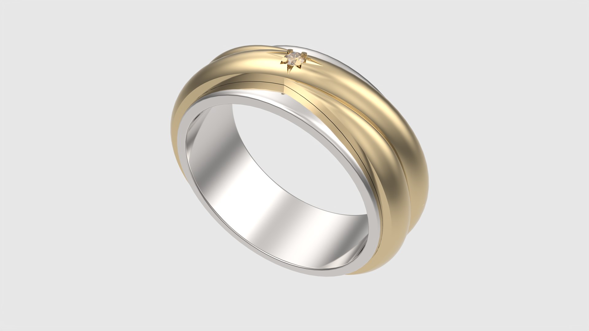 Dual Band Elegant Ring Design JDBCo 3D - TurboSquid 2347271