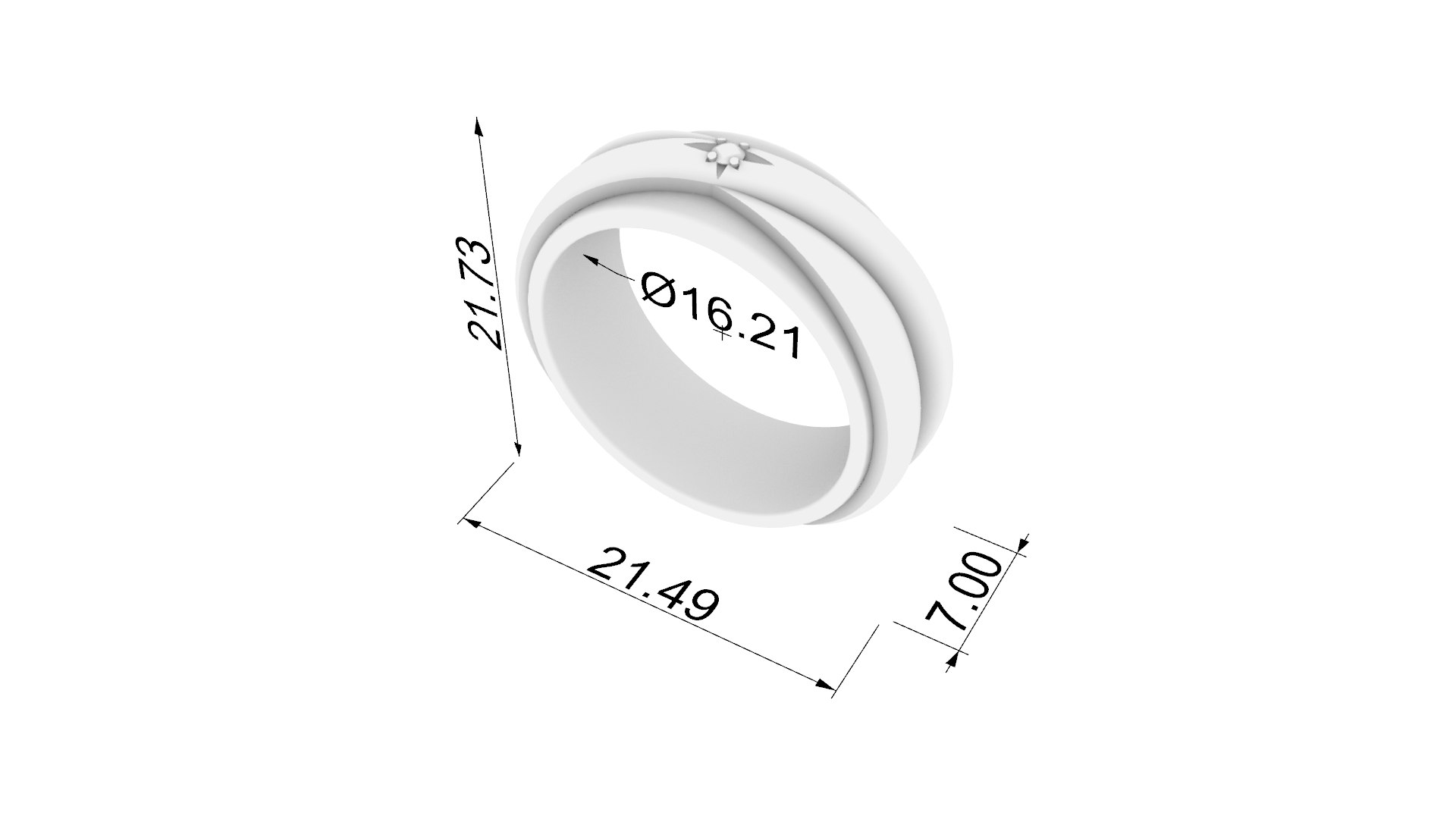 Dual Band Elegant Ring Design JDBCo 3D - TurboSquid 2347271