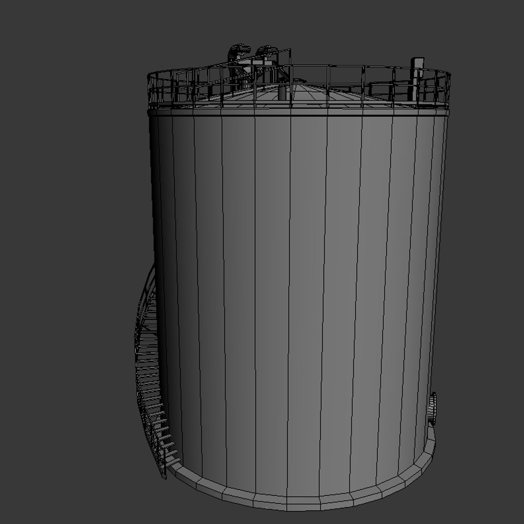 Water Tank 3d Max