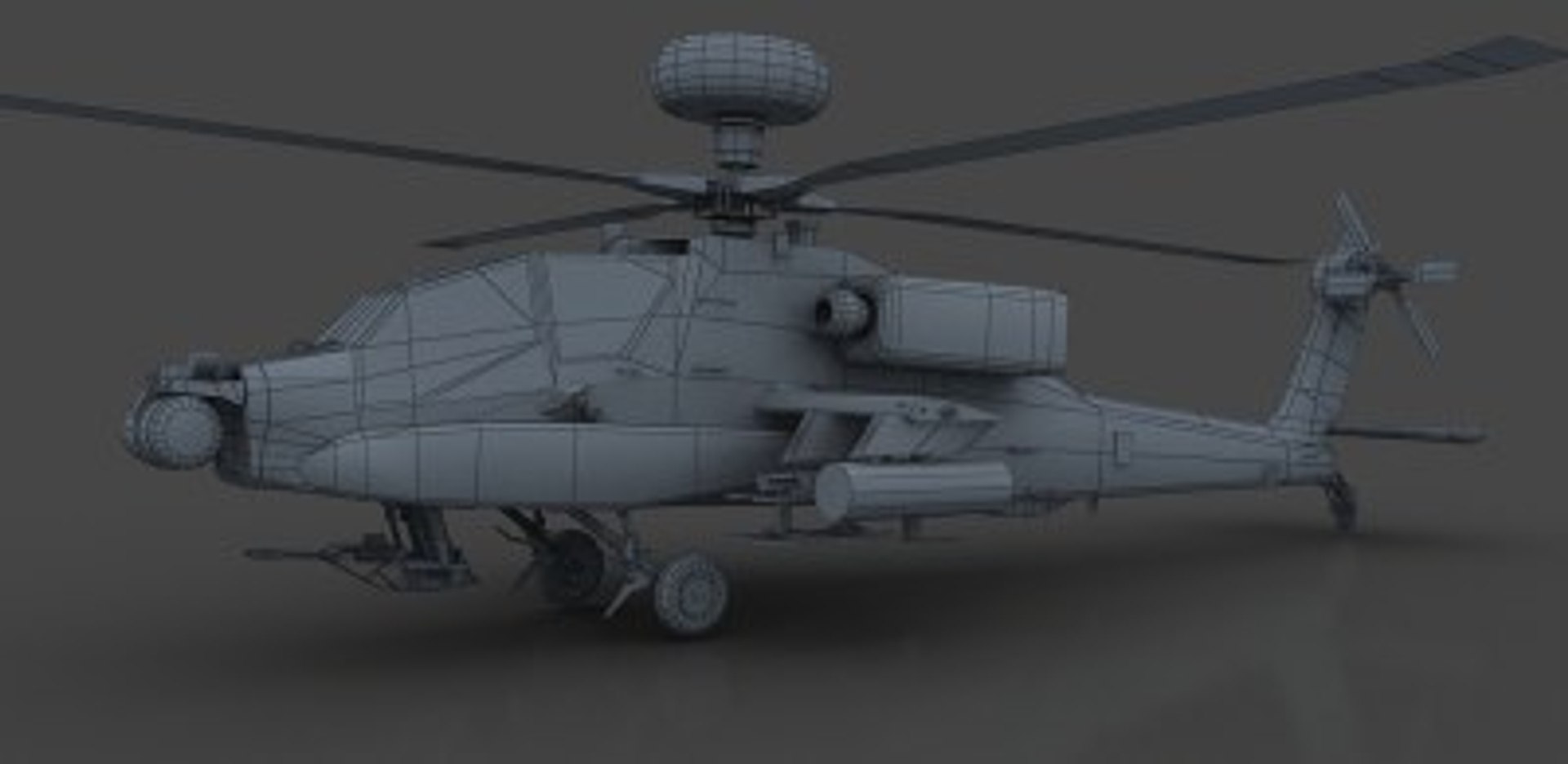 Ah-64 Apache 3d Model