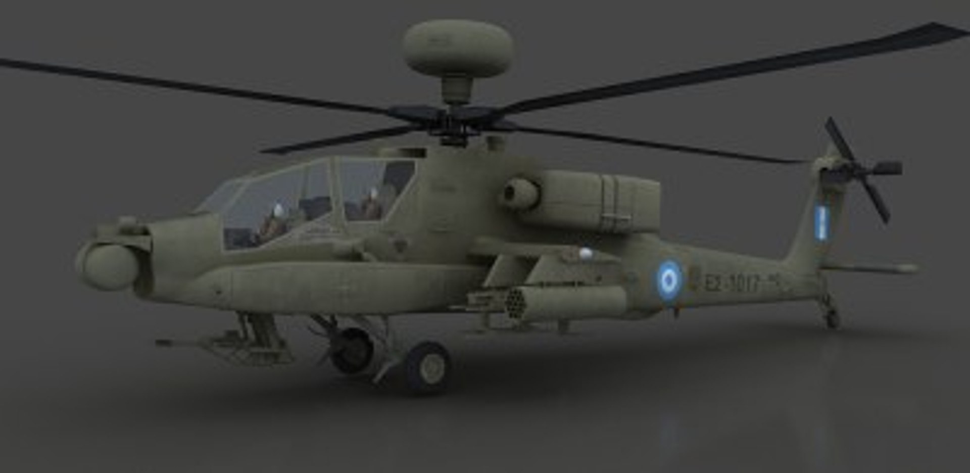 Ah-64 Apache 3d Model