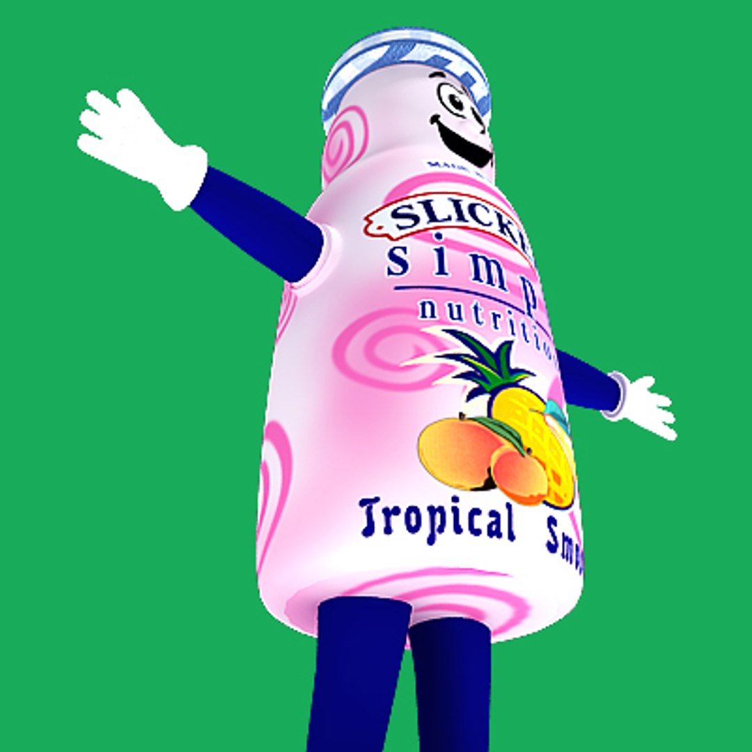Promotional Smoothie Costume 3d Model