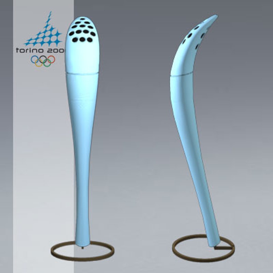 Olympic Torch 3d Model