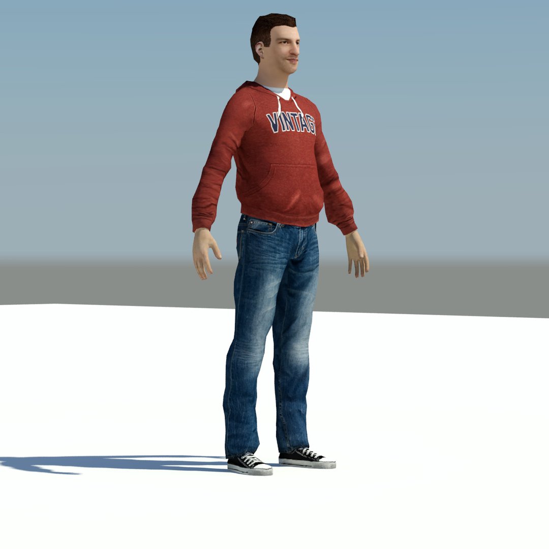 3d characters male guys