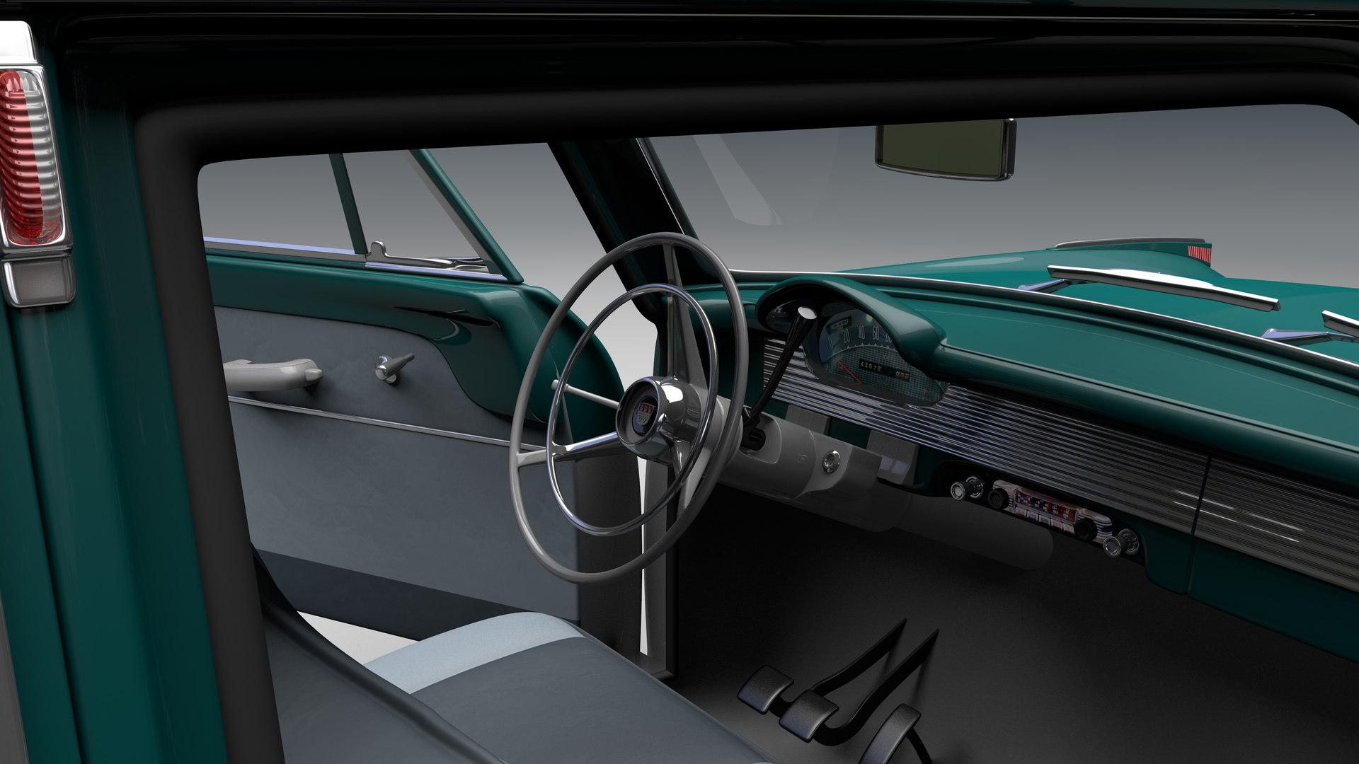 Ford Taunus 17M P2 2 Door Sedan 1959 3D Model - TurboSquid 2015529