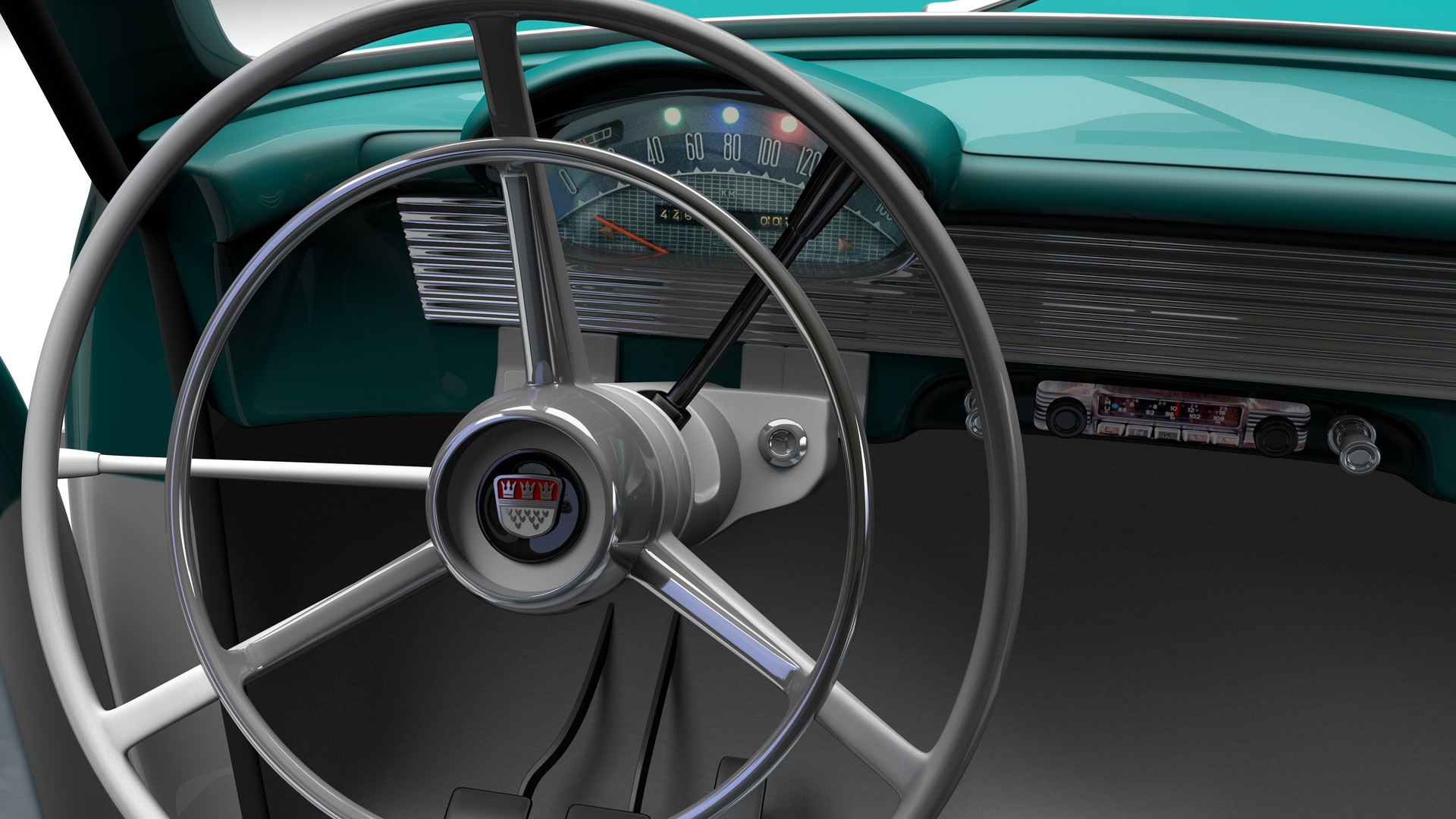 Ford Taunus 17M P2 2 Door Sedan 1959 3D Model - TurboSquid 2015529