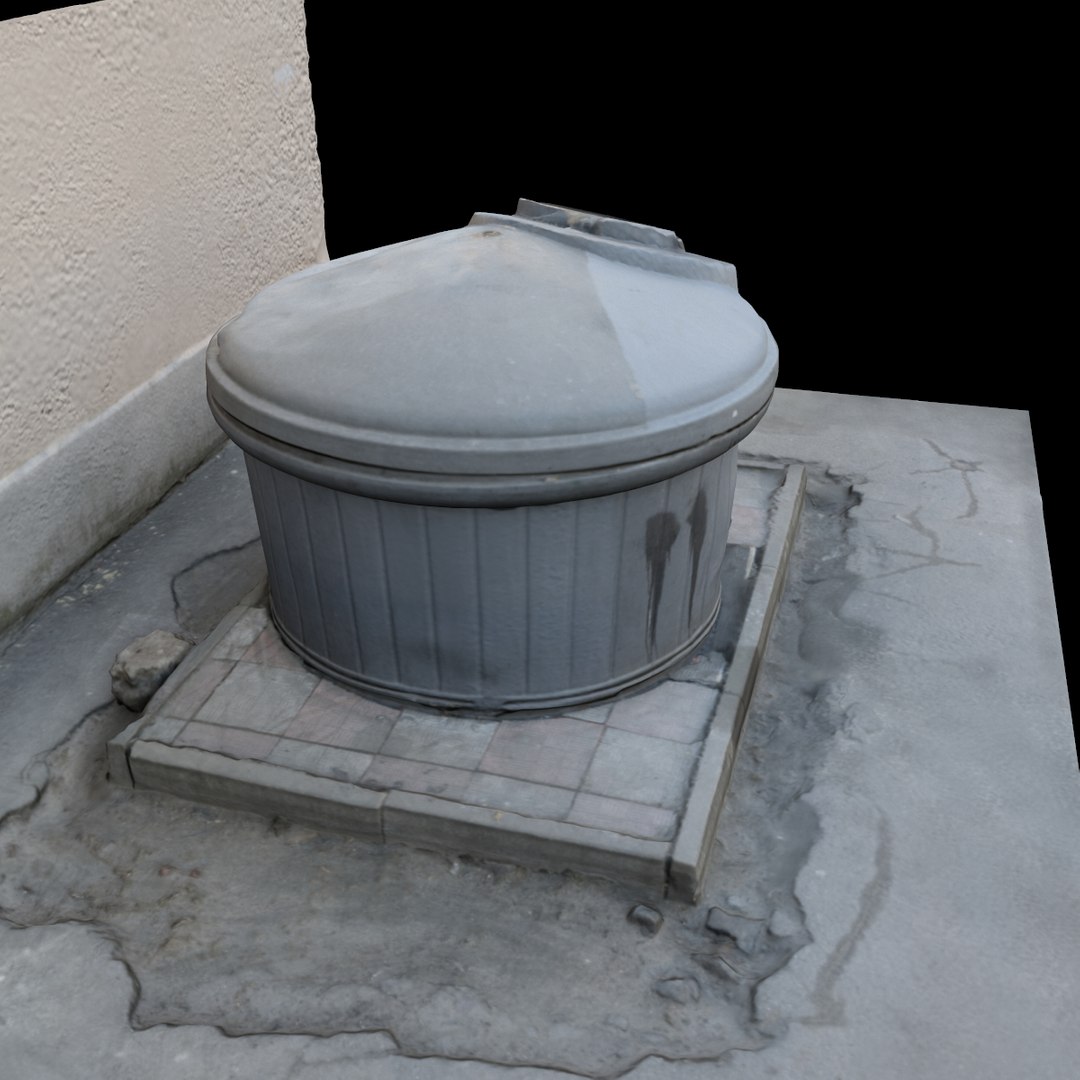 Scan dumpster tank 2 3D model - TurboSquid 1189928