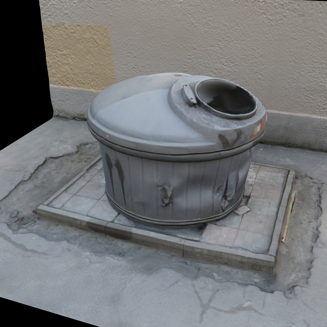 Scan dumpster tank 2 3D model - TurboSquid 1189928