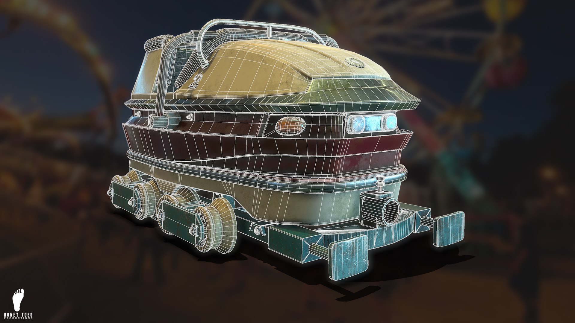 3D Ready Roller Coaster Carts Model - TurboSquid 1403662